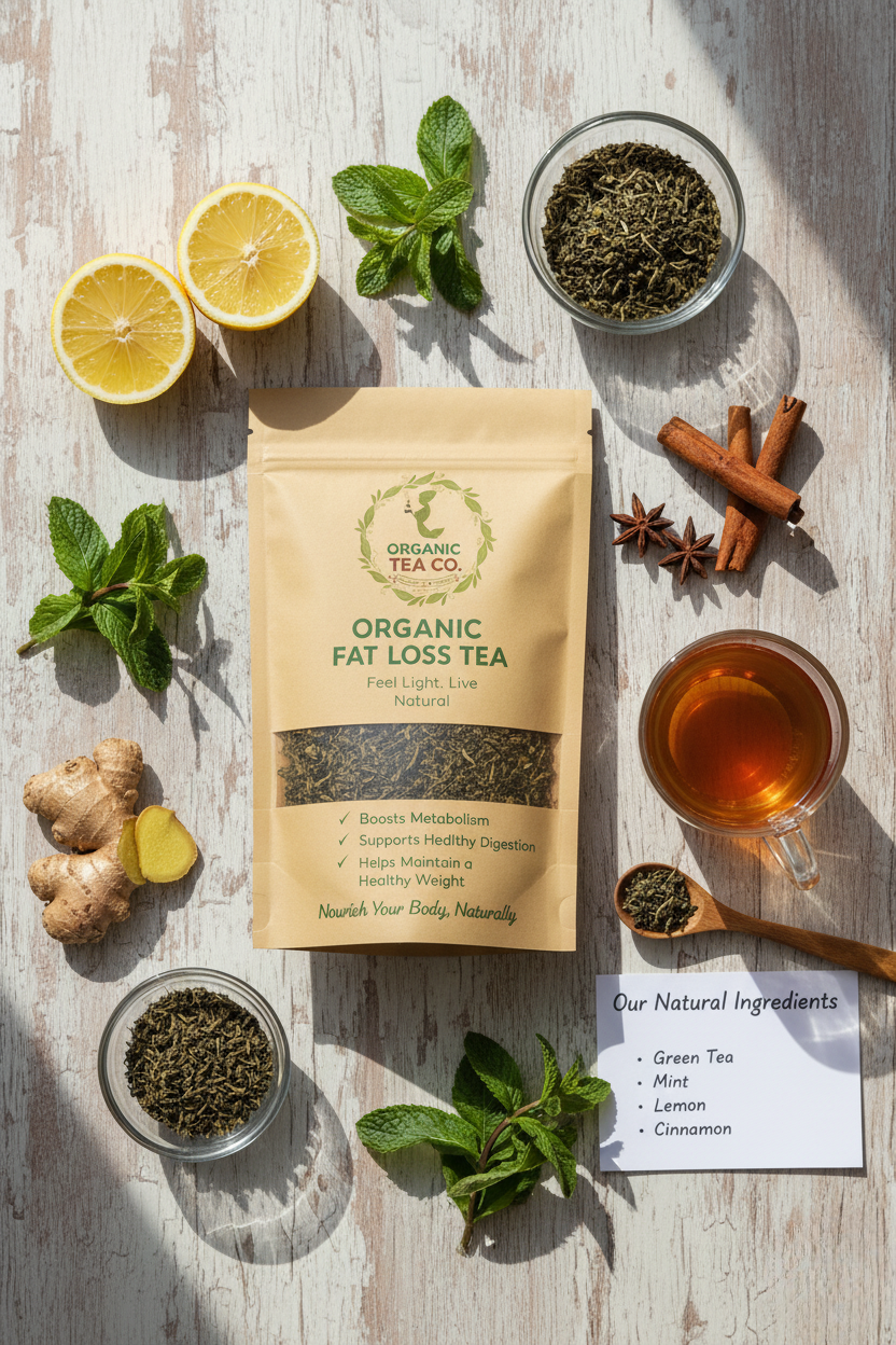 Organic Fat Loss Tea | 100% Organic | See visible results – Organic Tea Co.